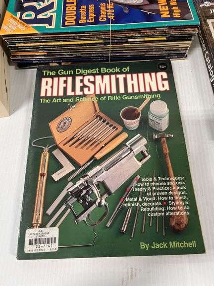 Gunsmithing rifle books, include: (5) Books, Price Guide, and Over (15 ...