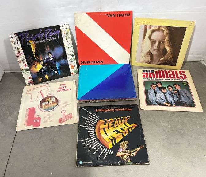 (16) Records, include: The Animals heavy metal, Van Halen, James Taylor ...