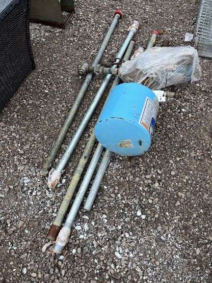 Galvanized pipe with 3' stainless steel point, 1 1/4", 1/2 HP Sta-Rite ...