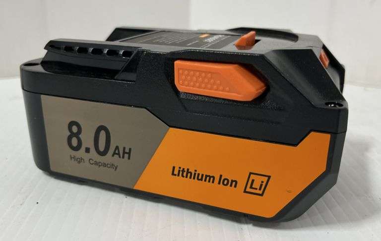 18V Lithium-Ion 8 Amp battery, compatible with Ridgid tools (not a ...