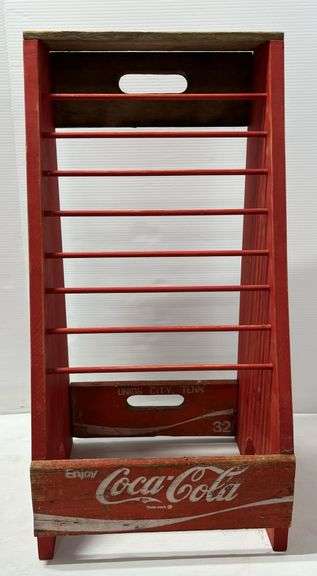 Coca-Cola display rack, 26" x 13" - Albrecht Auction Service