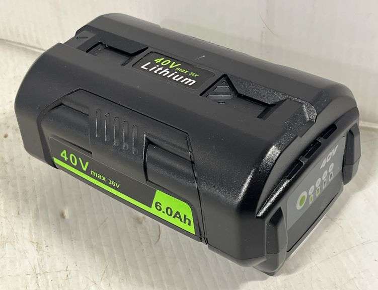 40V Lithium ion battery, 6 AMP, compatible with RYOBI, new - Albrecht ...