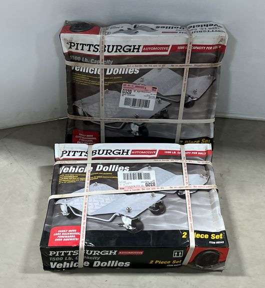(4) 1,500 lb. Vehicle Dollies, Pittsburgh Automotive, 1,500 lb ...