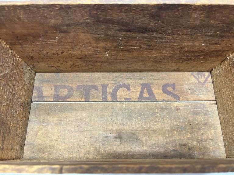 Older metal stool, and (2) Older wooden boxes, stool- 18"H - Albrecht ...