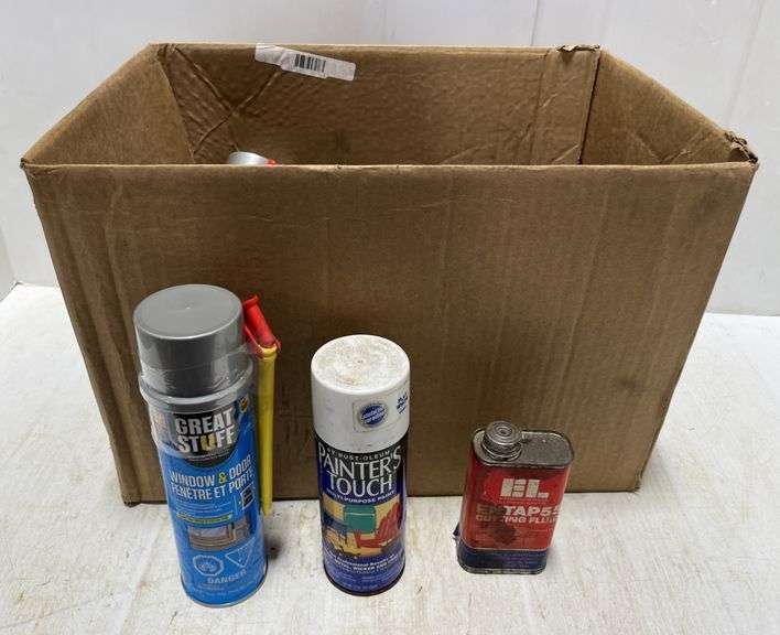 (8) 16 oz. cans of expanding foam insulation, unopened; (4) Cans of ...