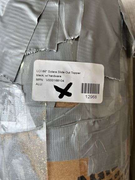 Lippert Components Inc., 66" Solera slide out topper with second fabric ...