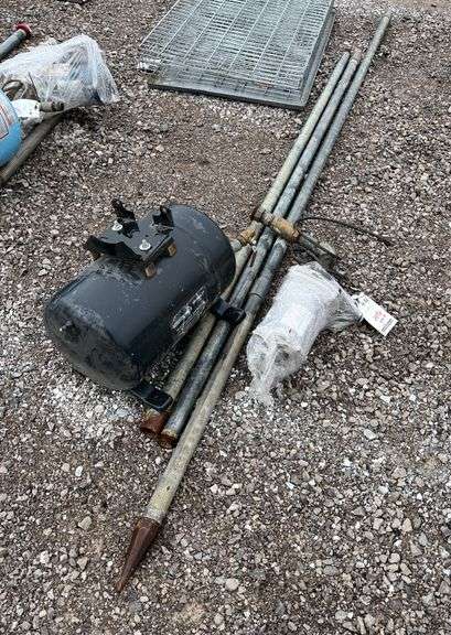 Galvanized pipe with 3' stainless steel point, 1 1/2", 1/2 HP GE deep ...