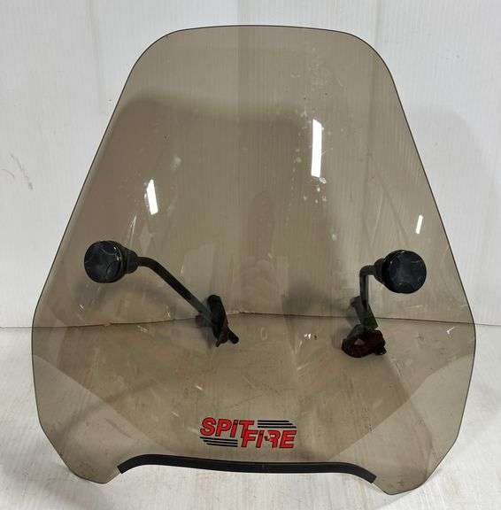 Handlebar mount "Spit-Fire" universal windshield, for recreational ...