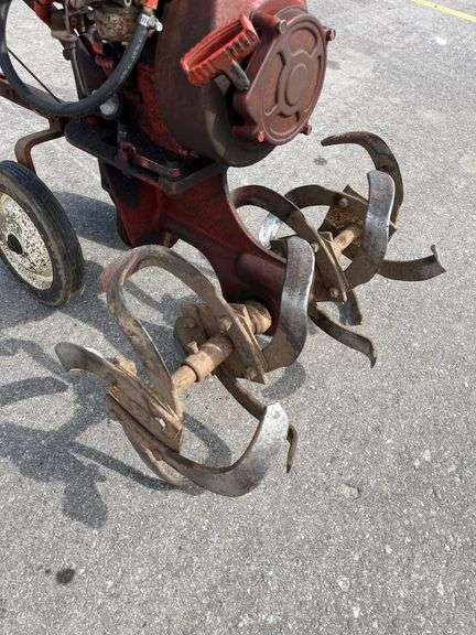 Springfield tiller, Clinton motor, 22 or 24, old, good - Albrecht ...