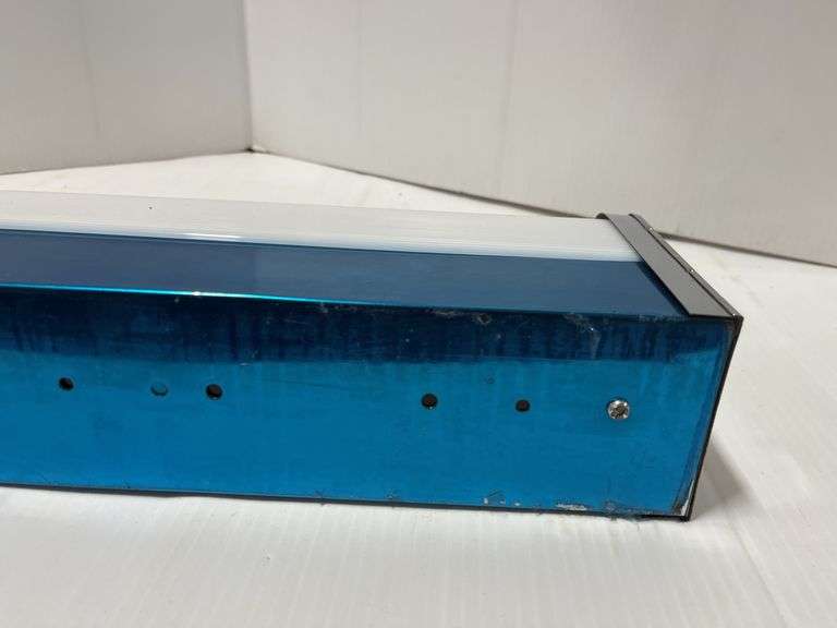 Fluorescent light, 24", wiremold box and inside corner, 5' and 10 ...