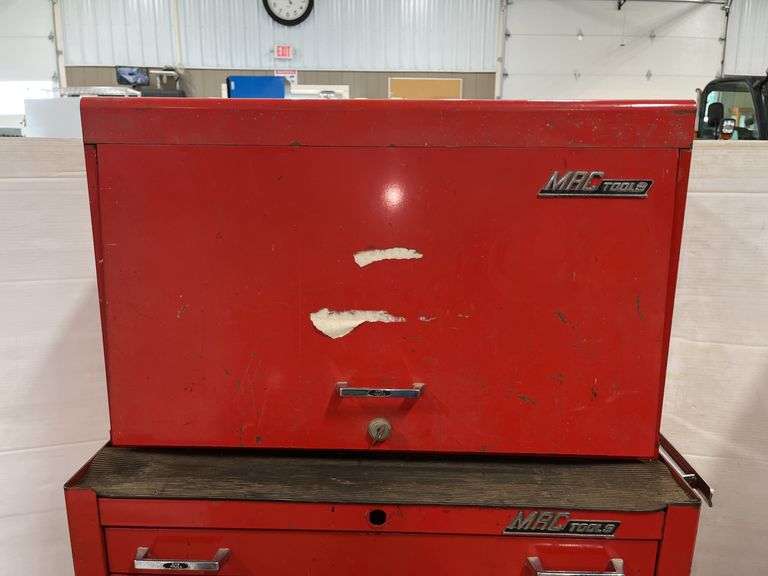 MAC Tools tool box, 27"W x 18"D x 50"H, includes key, good - Albrecht ...