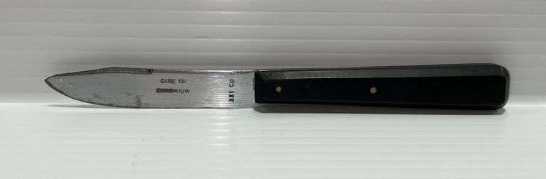 Case-XX 221 CP composite handle paring knife, USA, 6 1/2"L, good ...