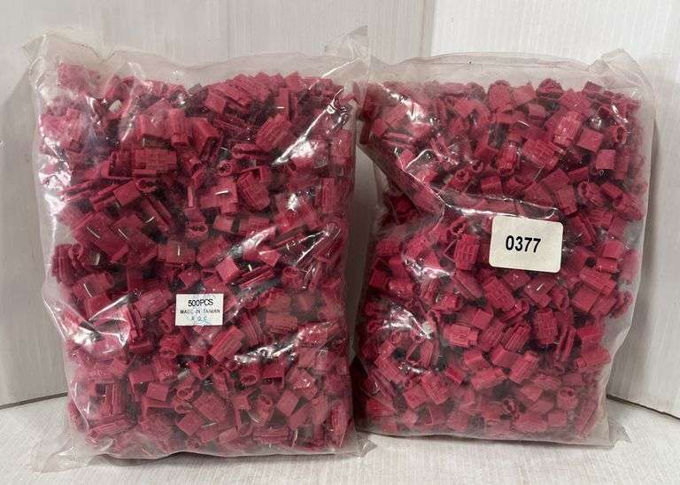 (1,000) Red scotchlok type electrical tap connectors, new - Albrecht ...