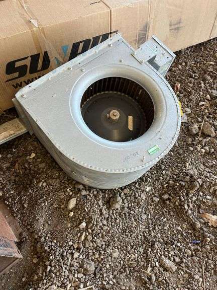 (3) Blower fan boxes and motors, all work - Albrecht Auction Service