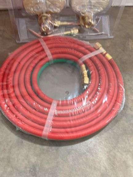 4-Liter Oxygen cylinder long tube brass nozzle torch kit, empty, 26.77 ...