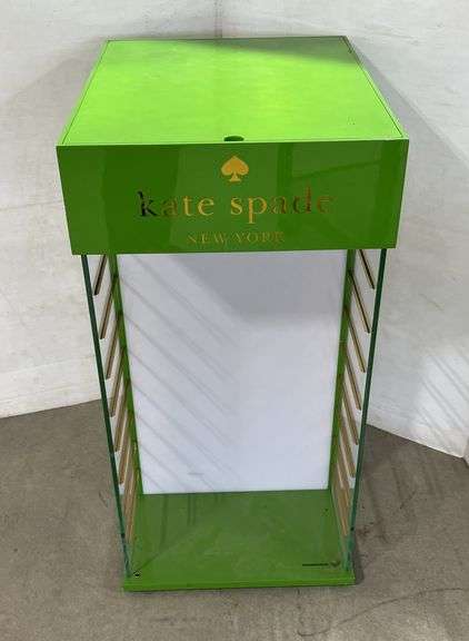 Kate Spade store display shelf with lift open shelves, 20 1/2" x 17" x ...
