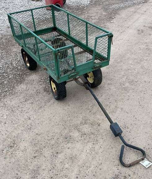 Pull behind wagon with folding sides, 24"W x 48"L, used - Albrecht ...