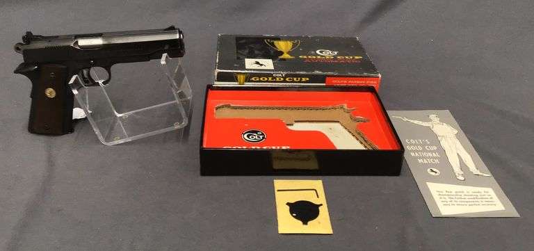 Colt 68' Gold Cup National Match 1911, .45 ACP, with Original Box ...