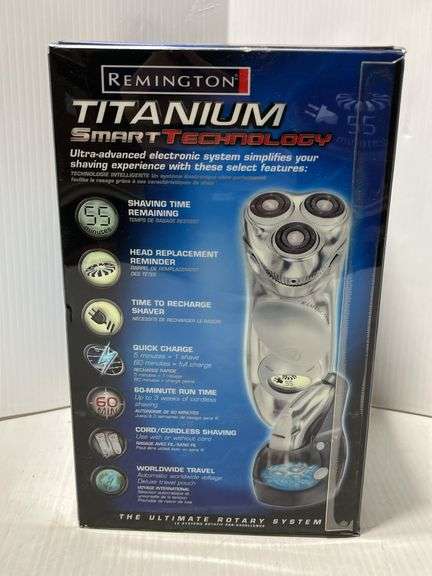Remington titanium smart system, new in box - Albrecht Auction Service