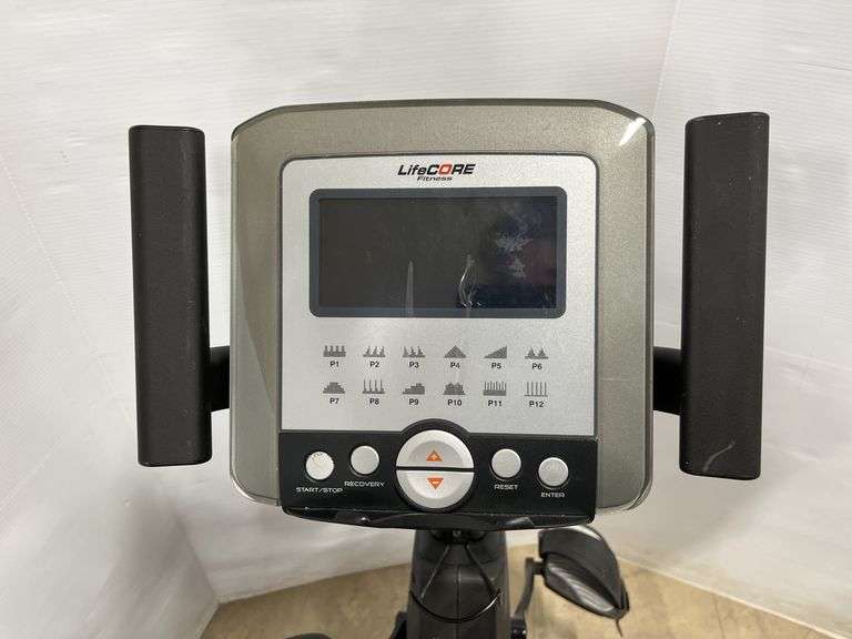 Lifecore exercise bike, 42"L x 43"H, good - Albrecht Auction Service