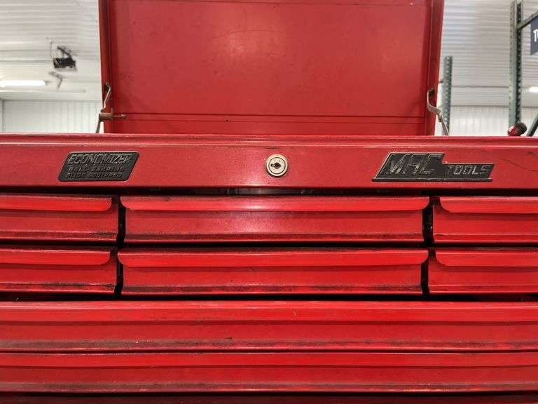 MAC Tools tool box, 39"W x 20"D x 62"H, fair, missing drawers on bottom box - Albrecht Auction ...