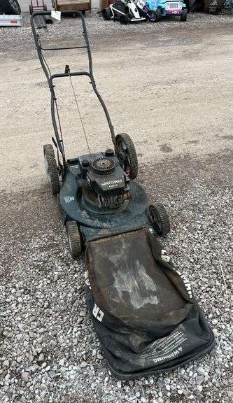 Craftsman EZ optional 3-mulch bag discharge push lawn mower, has ...