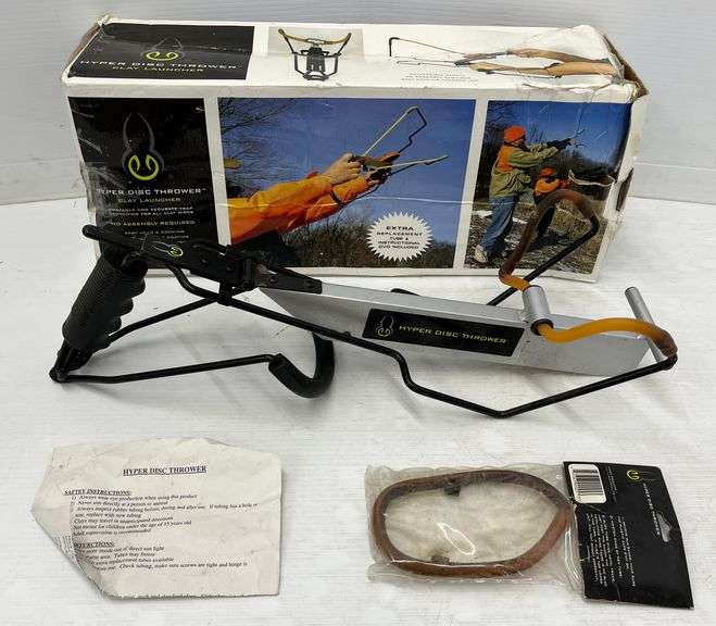 Hyper Disc Thrower/Clay Bird Launcher - Albrecht Auction Service