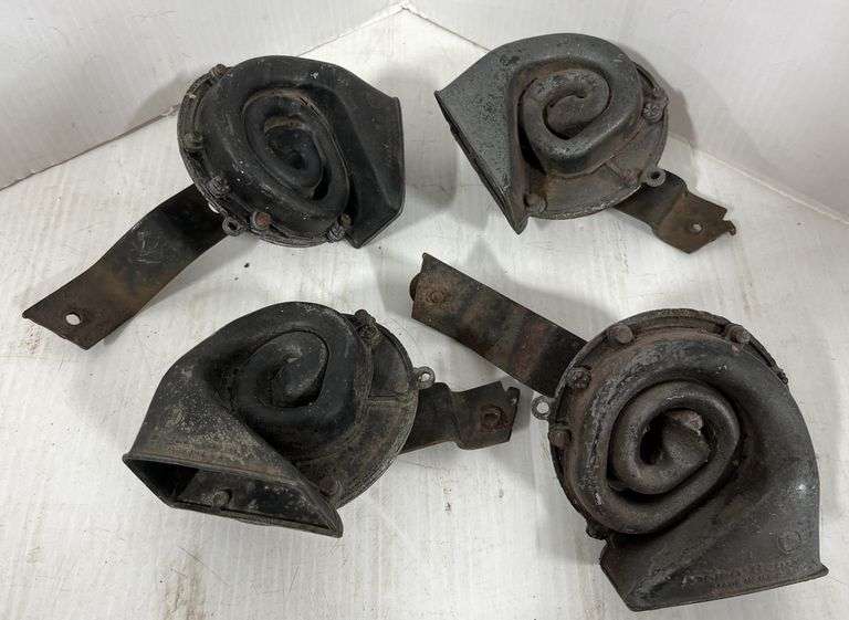 (4) 1960s to 1970s DELCO Remy horns, made in USA, used - Albrecht ...