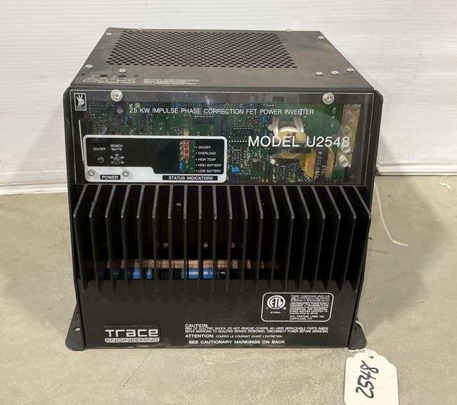 Trace Engineering 2.5K impulse phase correction fet power inverter ...