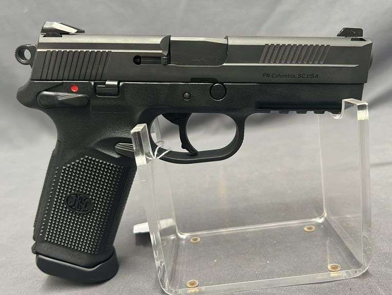 FN FNX-45, .45 ACP with Ambidextrous Mag Release, Safety/Decocker, Case ...