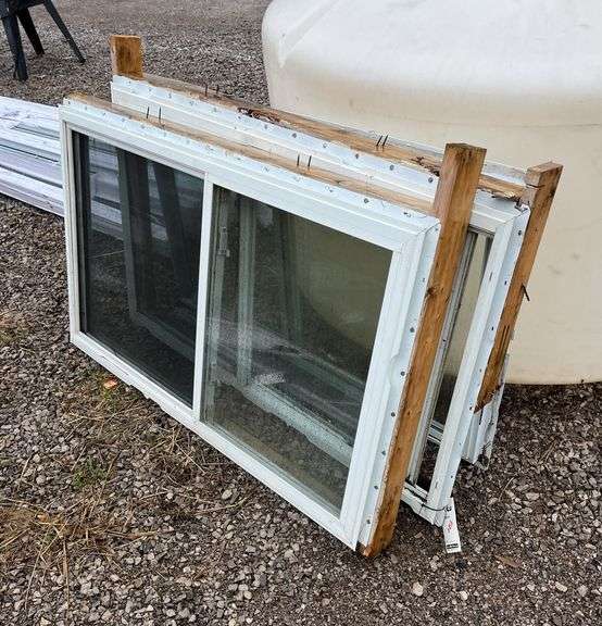 (3) Windows, 31 3/16" x 54" - Albrecht Auction Service