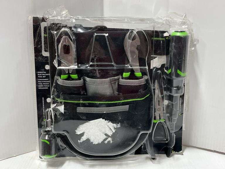 Commercial electric 7-piece electricians tool set, with 7" linesman ...