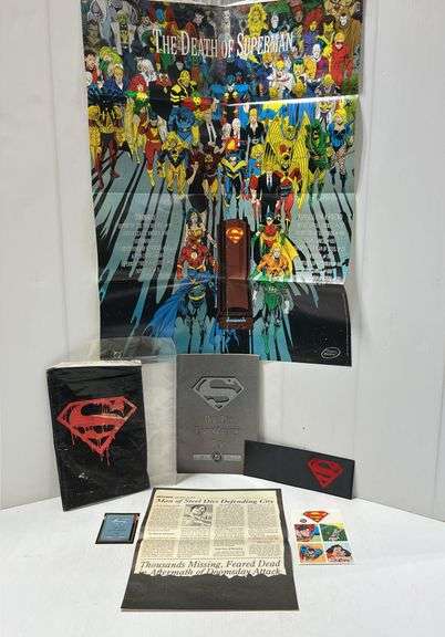 Superman Comic No. 75, Memorial Set - Albrecht Auction Service