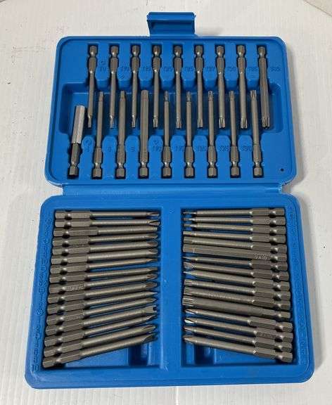 50-Piece extra long torx and screwdriver bit set, size T4 to T40, new ...
