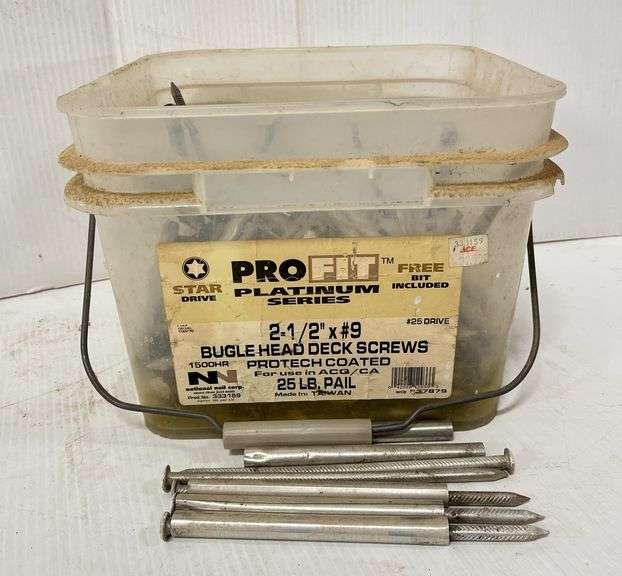 Gutter nails - Albrecht Auction Service