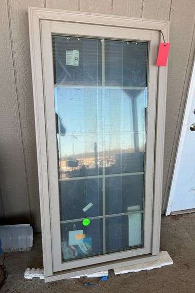 Casement window with screen, 31" x 64", manufactured by Renewal ...