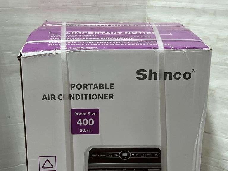 Shinco 7800 BTU roll around air conditioner, cools up to 400 sq. ft ...
