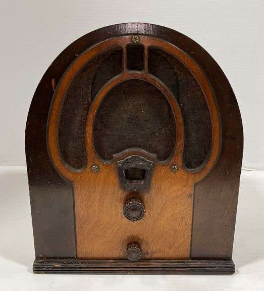 Philco Jr. cathedral model 80, 11 1/2"W x 14"H, works - Albrecht ...