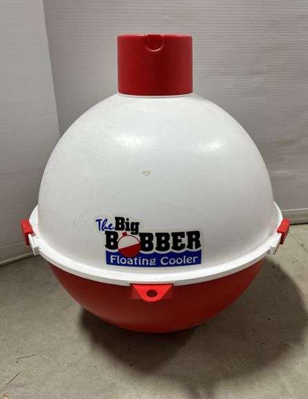 Floating bobber cooler, 18"H, good - Albrecht Auction Service