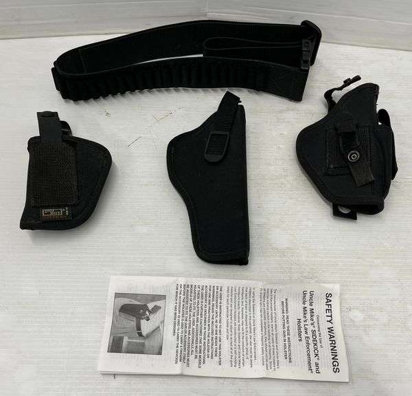 (2) Uncle Mikes Holsters, Made in Mexico; Holster with Strap Adjustment ...