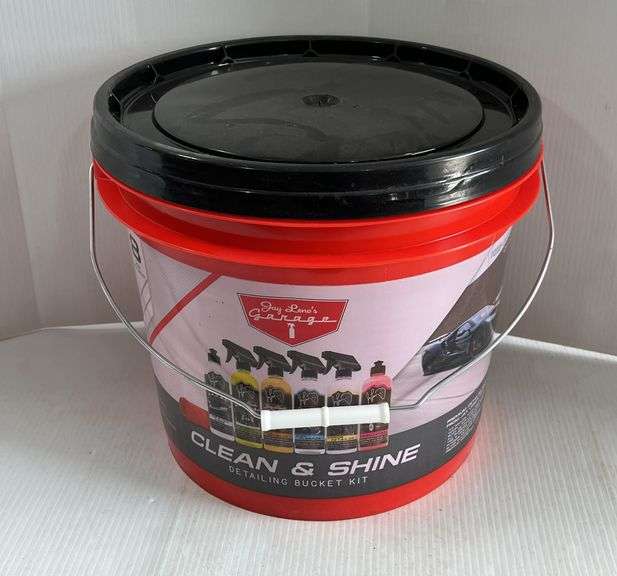 Jay Leno Clean & Shine detailing bucket, new - Albrecht Auction Service