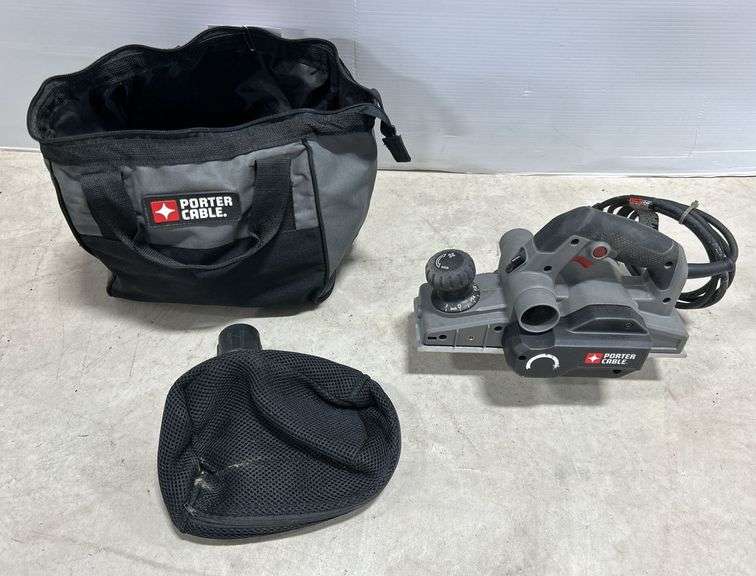 Porter Cable planer, 6 AMP, includes bag, dust collector, and guide ...