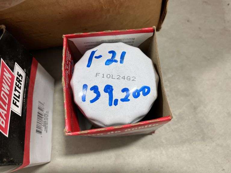 Baldwin Oil Filters, includes: B-95; B-96; B-7685; B-76; B-7577; B-7511 ...