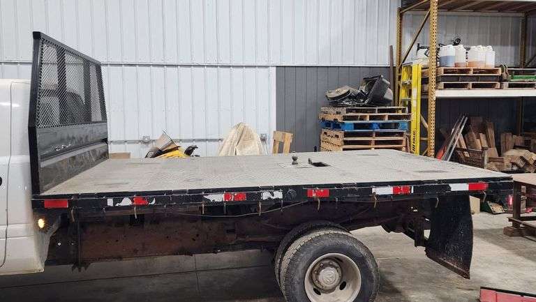 Steel Stake Rack/Flatbed, 8'W x 11'6"L with 34 1/4" Outer Diameter for ...