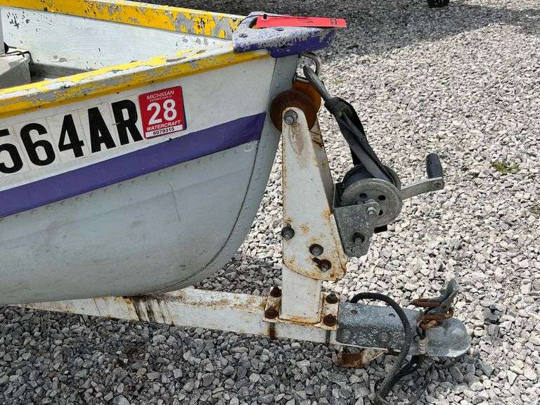 River Rat boat, 15'L with a 720cc Seadoo motor, two-stroke, Starcraft ...