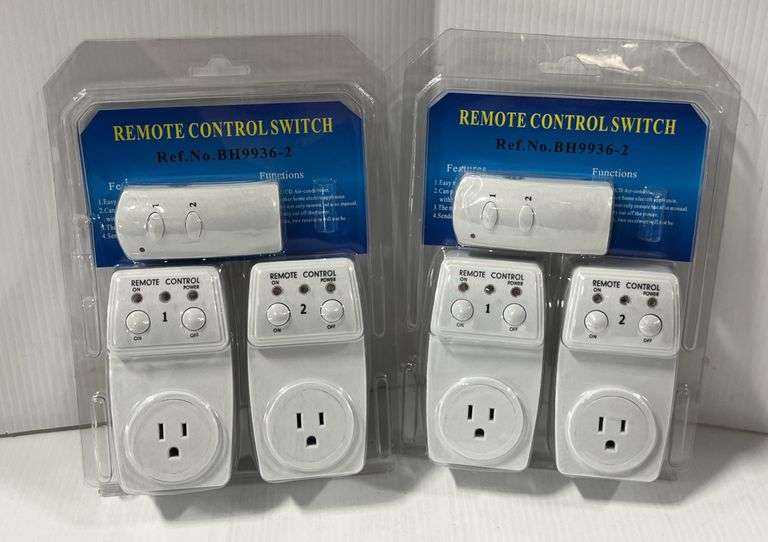 (2) Remote control switches, BH9936-2, NIP - Albrecht Auction Service