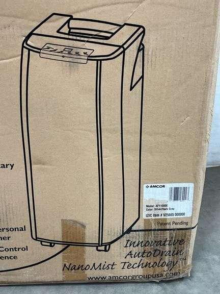 Amcor 11,000 BTU high performance portable air conditioner, two fan ...