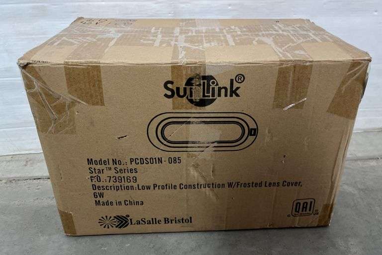 Case of approx. (60) SunLink 12V LED camper interior dome lights, model ...