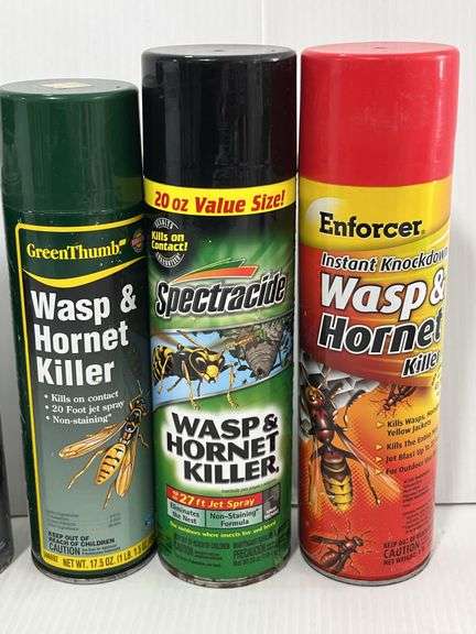 (5) Green thumb wasp and hornet spray enforcer wasp and hornet spray ...