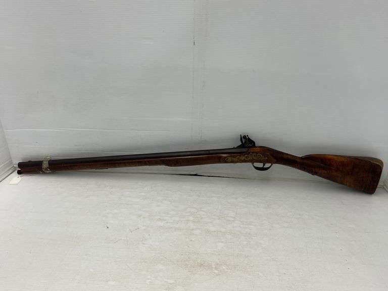 .54 Cal. Flint Smooth Bore Trade Gun, Maple Stock, Custom Built ...